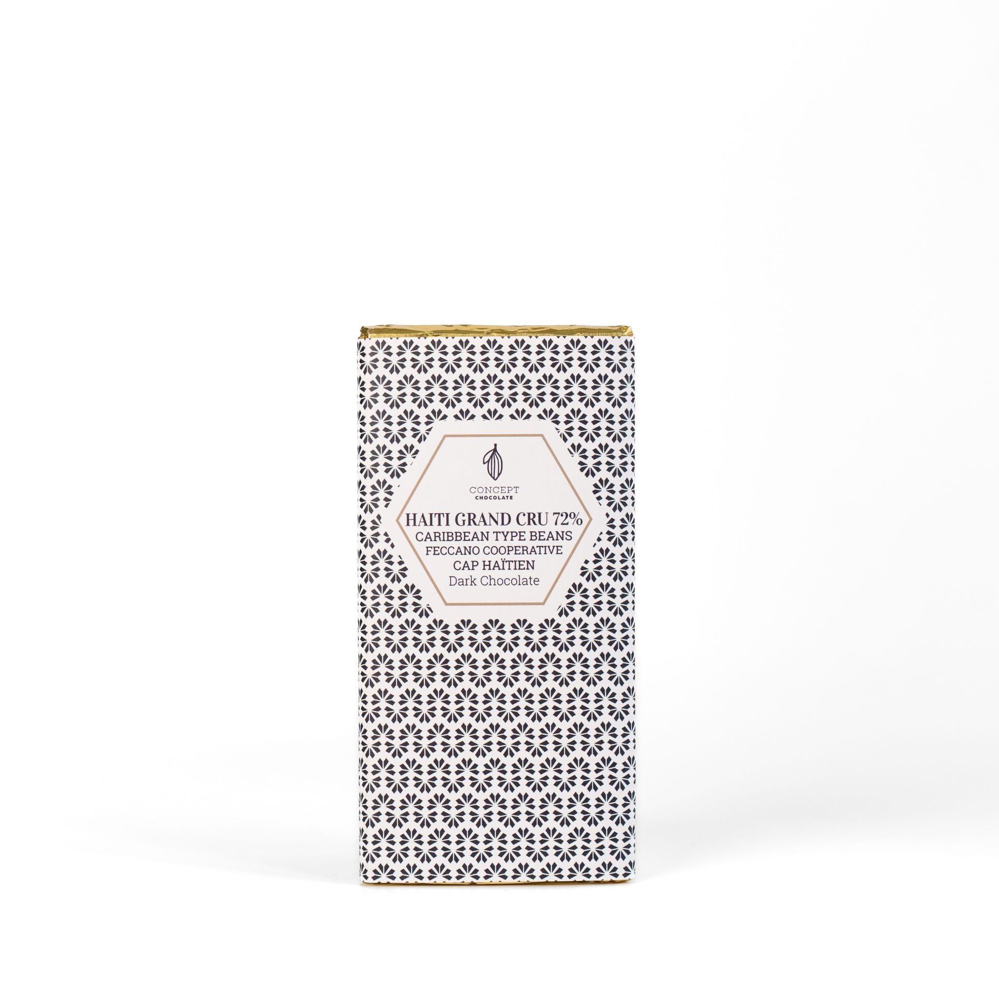 Dark Chocolate Bar 72% - Haiti – La Chocolaterie Concept Chocolate